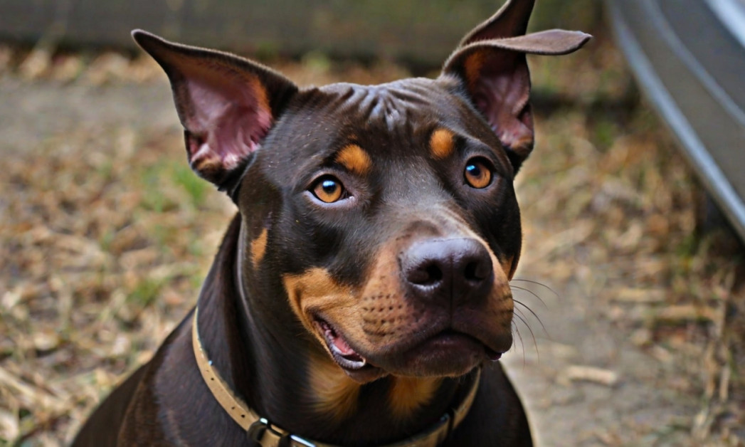 Doberman Mixed With Pitbull