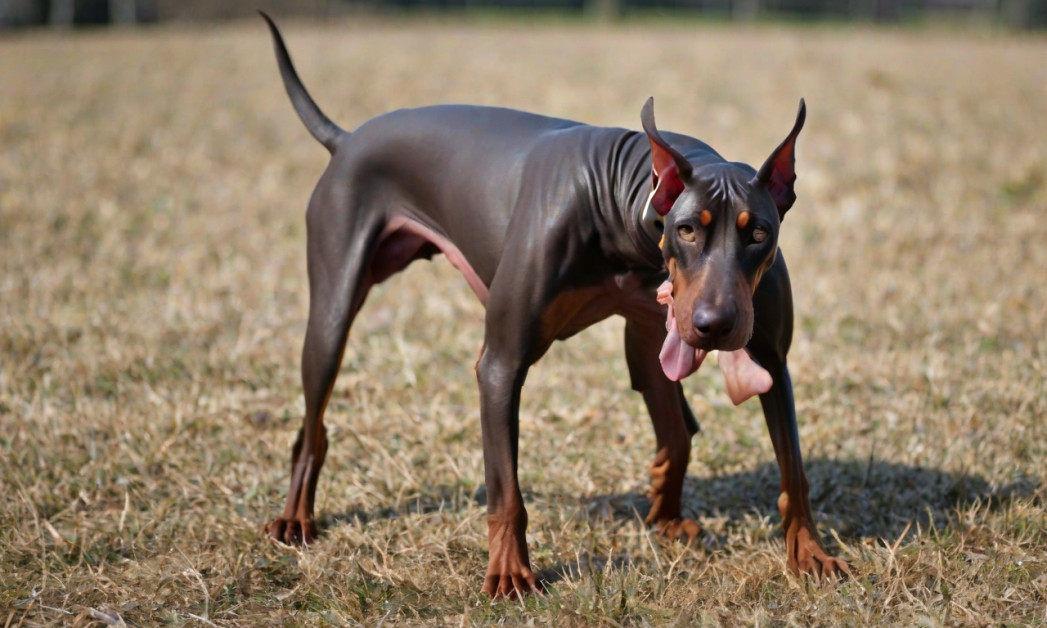 Hairless Doberman: Unveiling the Unique Charm of a Rare Breed